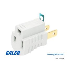 419W-Arrow Hart - Cooper Wiring Devices-Straight Blade Adapters