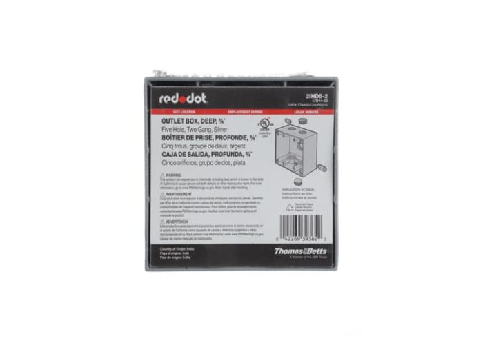2IHD5-2-Thomas & Betts-Wet Location Outlet