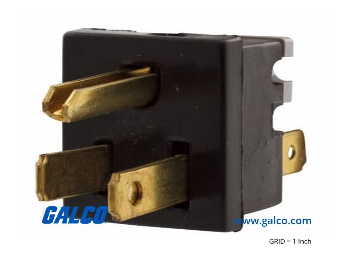 4049BK-BU-Arrow Hart - Cooper Wiring Devices-Straight Blade
