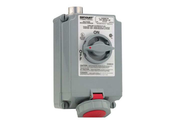 430SMI7W-Bryant Electric-Bypass Switches - Enclosed
