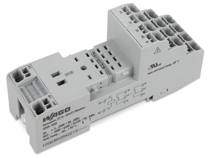 858-100-Wago-Relay Sockets
