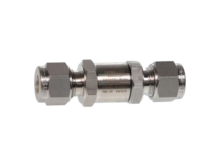 H-400-SS-L-8MM-25PSI-Ham-Let-Check Valves
