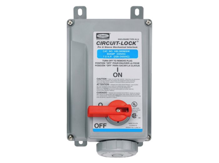 HBL360MI6W-Hubbell-Bypass Switches - Enclosed