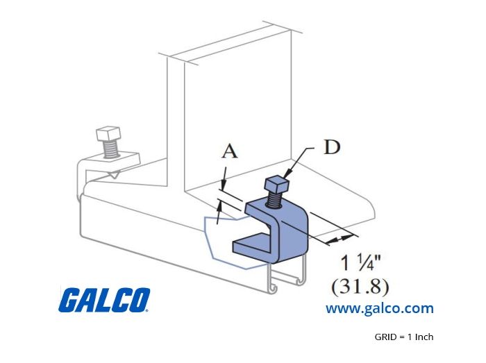 P1986SGR-Unistrut-Beam Clamps