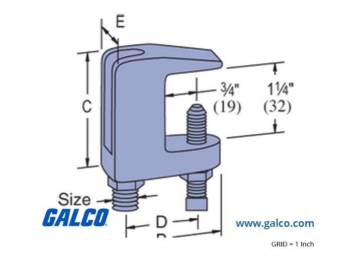 P2899-75EG-Unistrut-Beam Clamps