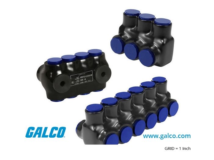 PBTD-2-500-F-Ilsco-Terminal Strip