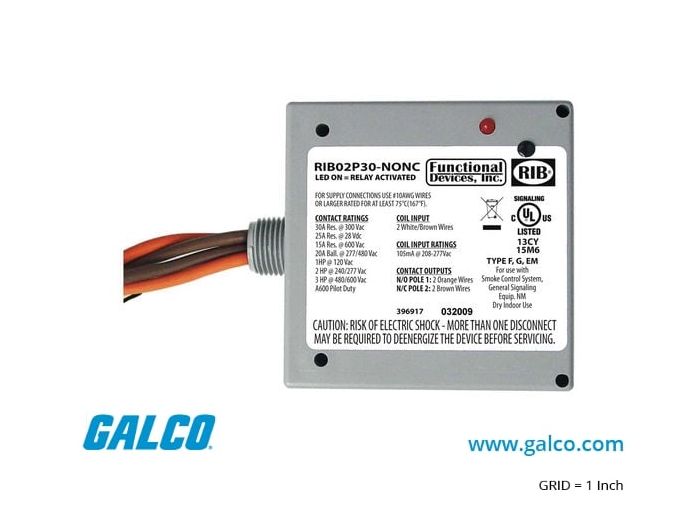 RIB02P30-NONC-RIB-Relay In A Box-Functional Devices-Enclosed Relay