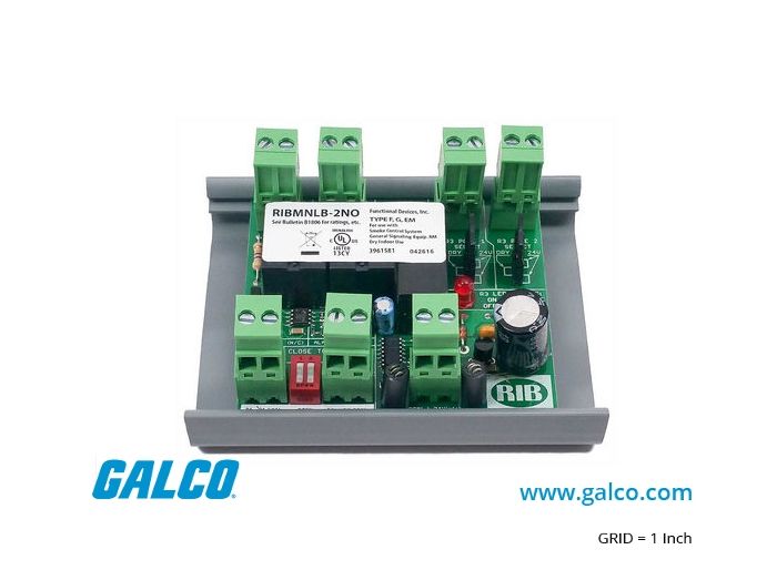RIBMNLB-2NO-RIB-Relay In A Box-Functional Devices-Track Mount Relay