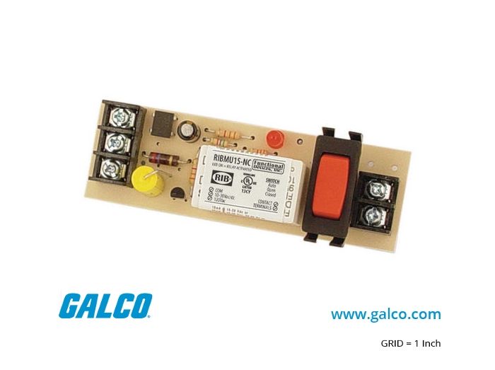 RIBMU1S-NC-RIB-Relay In A Box-Functional Devices-Track Mount Relay