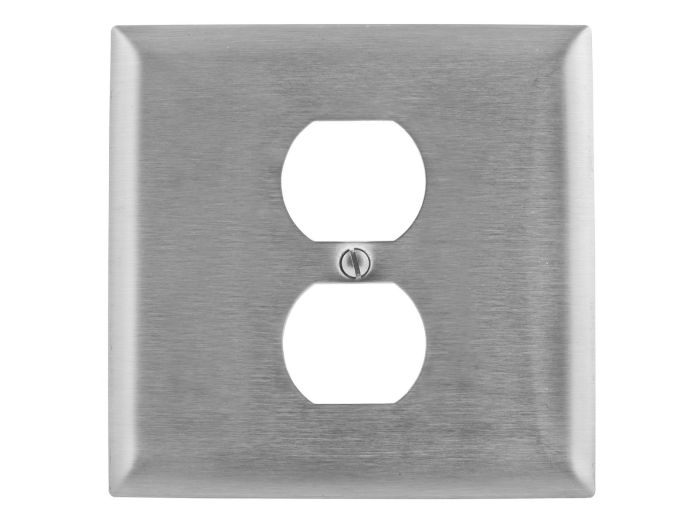 SS748-Hubbell-Outlet Box Covers