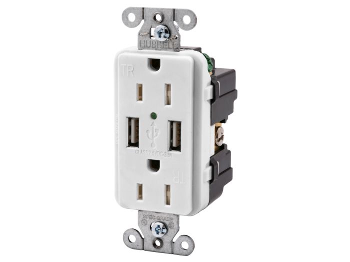 USB15X2W-Hubbell-Straight Blade