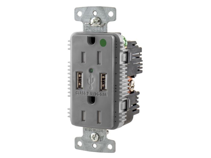 USB8200A5GY-Hubbell-Straight Blade